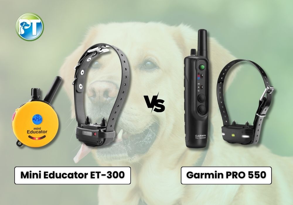 Mini Educator ET-300 vs Garmin PRO 550 – PetsTEK